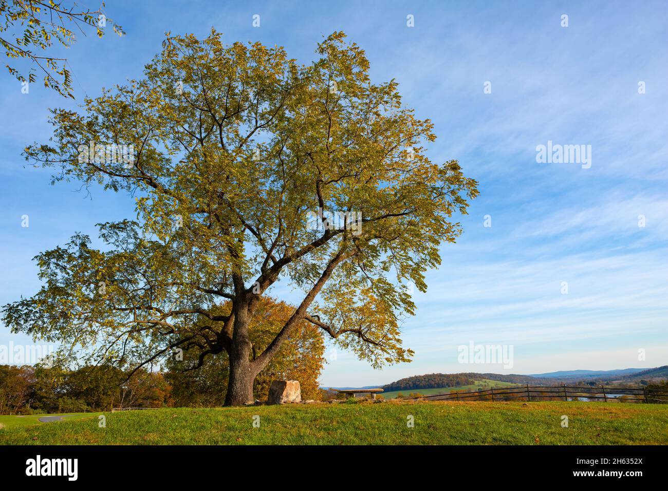 Autumn landscape in rural Virginia USA Stock Photo - Alamy