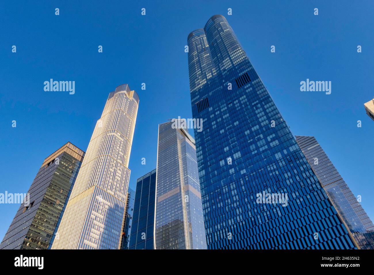 Impressive Hudson Yards architecture as seen from The High Line, New ...