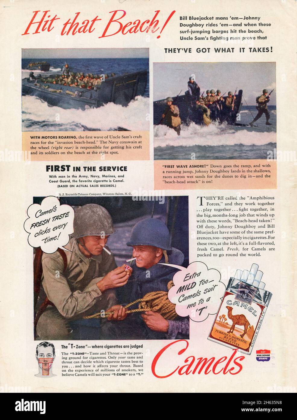 29 May 1944 "Time" newsmagazine issue advertisement, USA Stock Photo ...