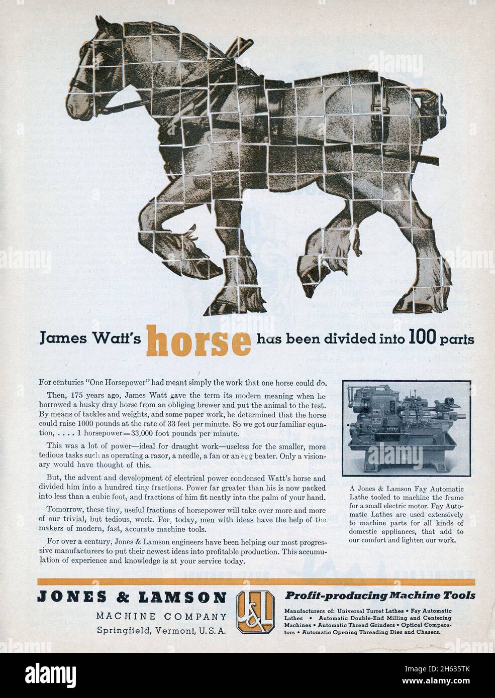 1940s company advertisement hi-res stock photography and images - Alamy