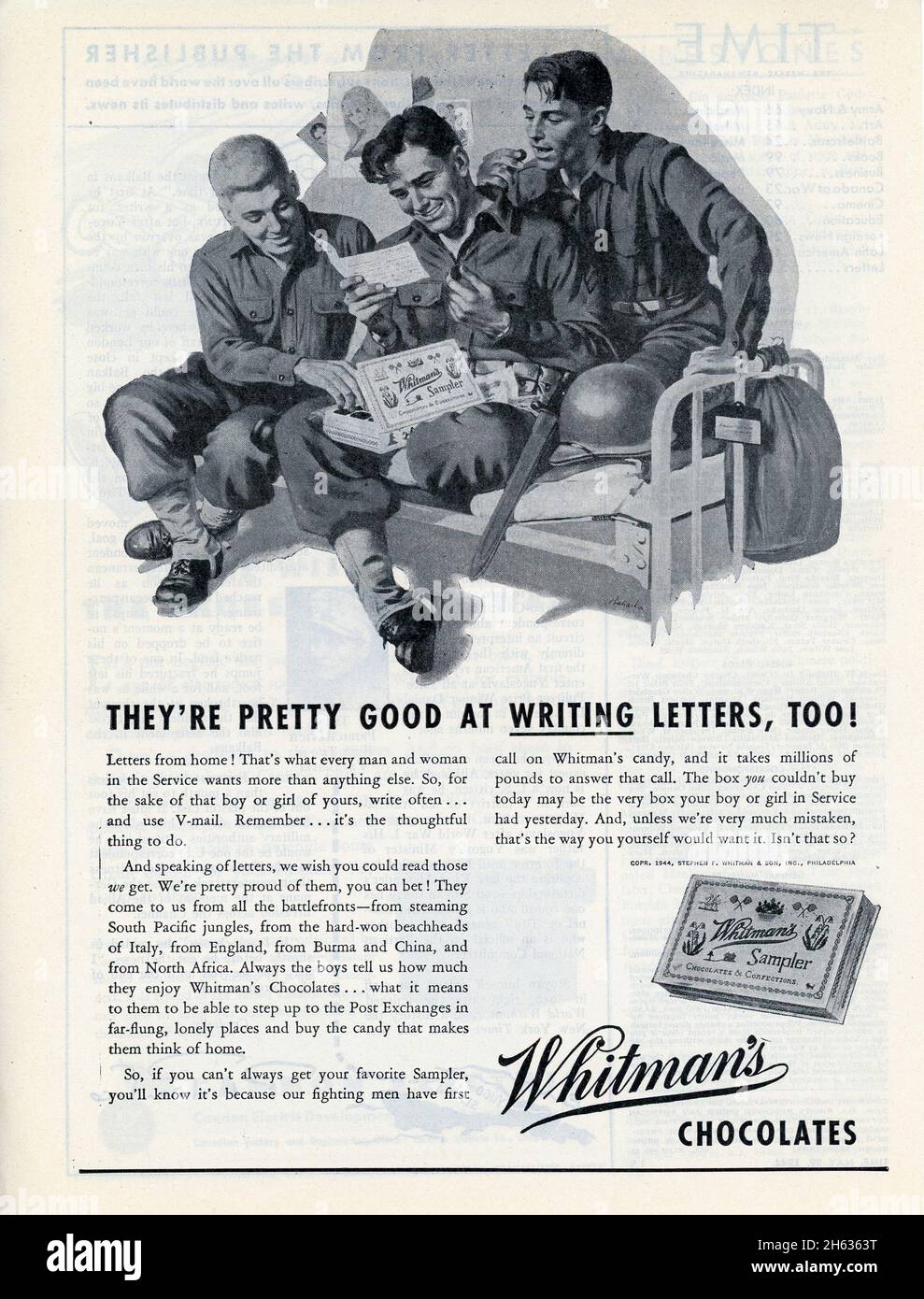 29 May 1944 "Time" magazine issue advertisement, USA Stock Photo - Alamy
