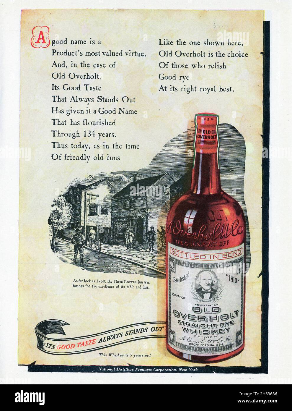 Old time advertisement hi-res stock photography and images - Alamy