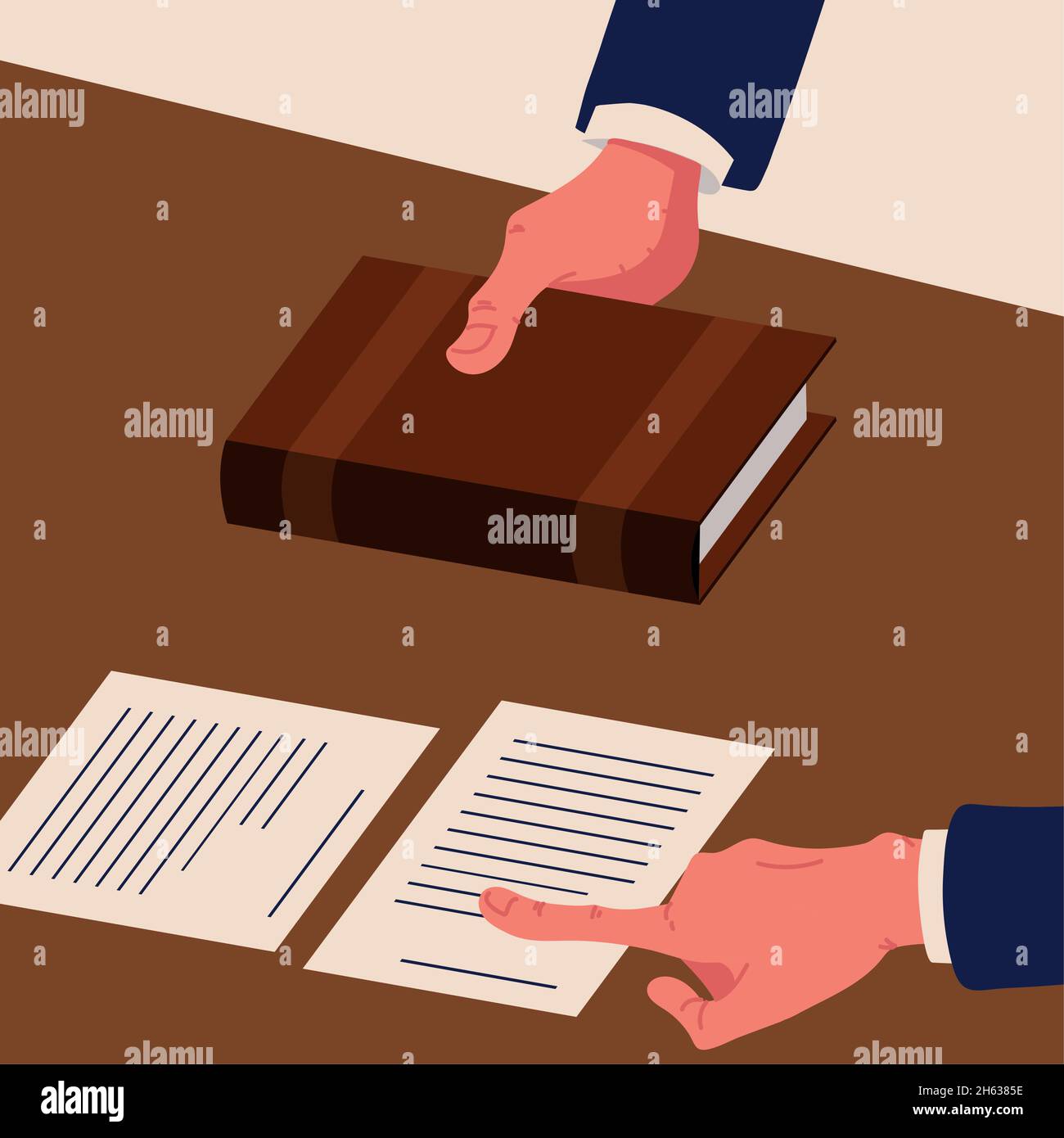 notary service execution of documents Stock Vector Image & Art - Alamy