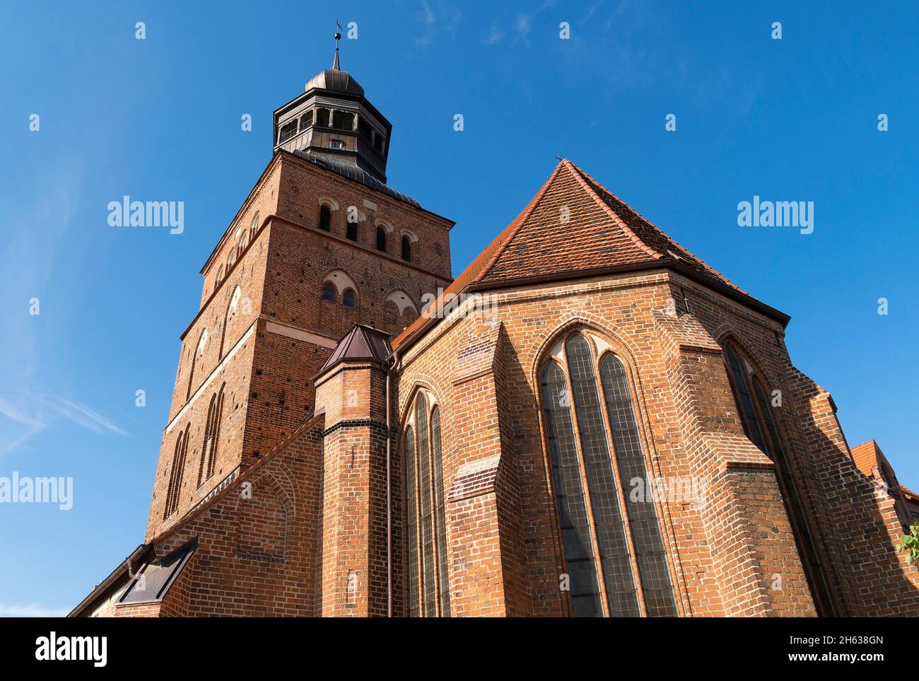 mecklenburg-western pomerania,malchin,st. johannis church,north german ...