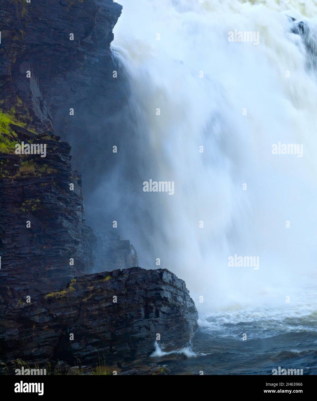 europe,sweden,jämtland province,tännforsen waterfall near are,sweden's ...