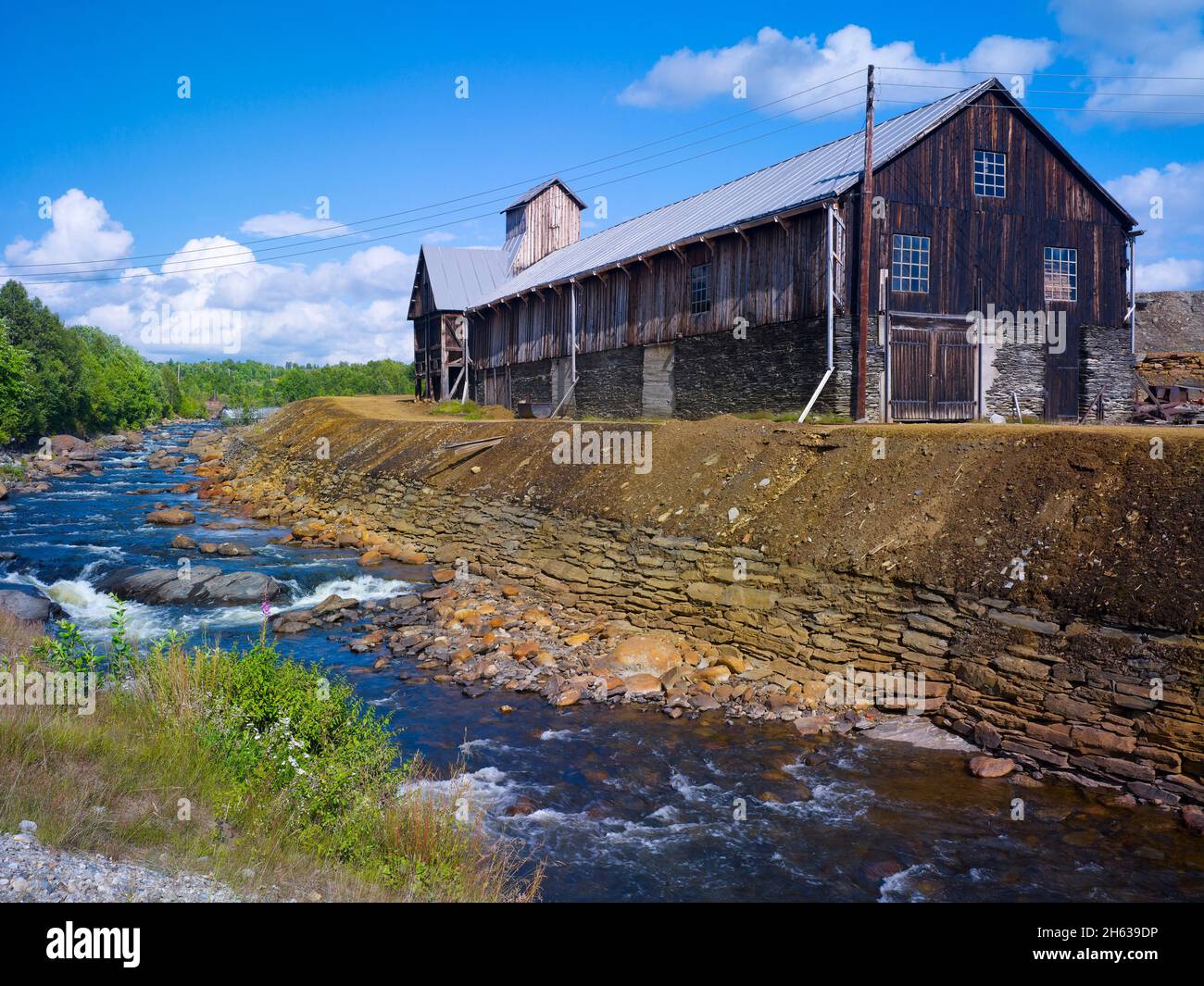 europe,norway,trondelag province,mining town röros,mining buildings on ...