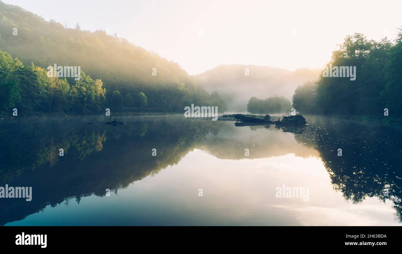 Morning Mood Over The Rursee High Resolution Stock Photography and ...