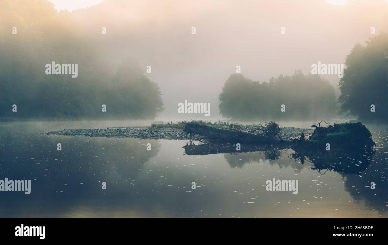 Morning mood over the rursee hi-res stock photography and images - Alamy