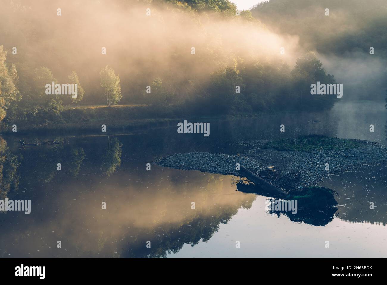 Morning Mood Over The Rursee High Resolution Stock Photography and ...