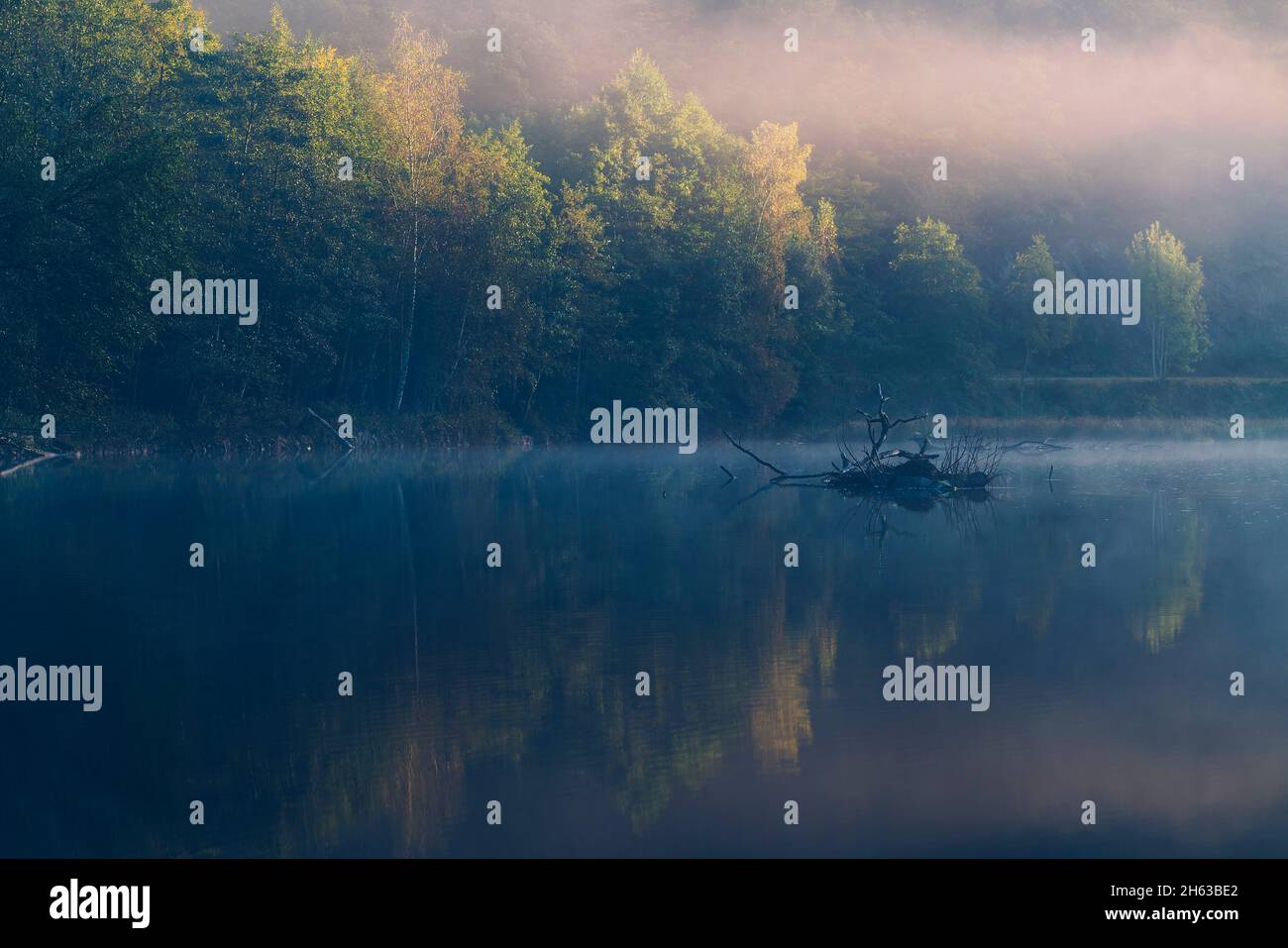 Morning mood over the rursee hi-res stock photography and images - Alamy