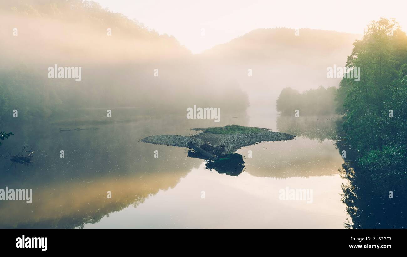 Morning Mood Over The Rursee High Resolution Stock Photography and ...