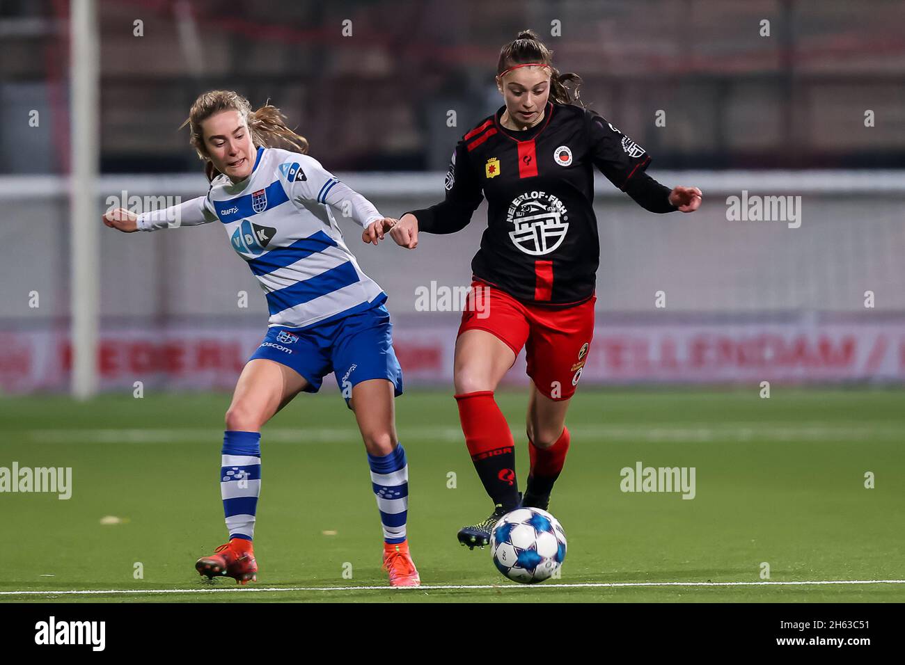 ROTTERDAM, NETHERLANDS - NOVEMBER 12: Jeva Walk of PEC Zwolle and Yentl ...