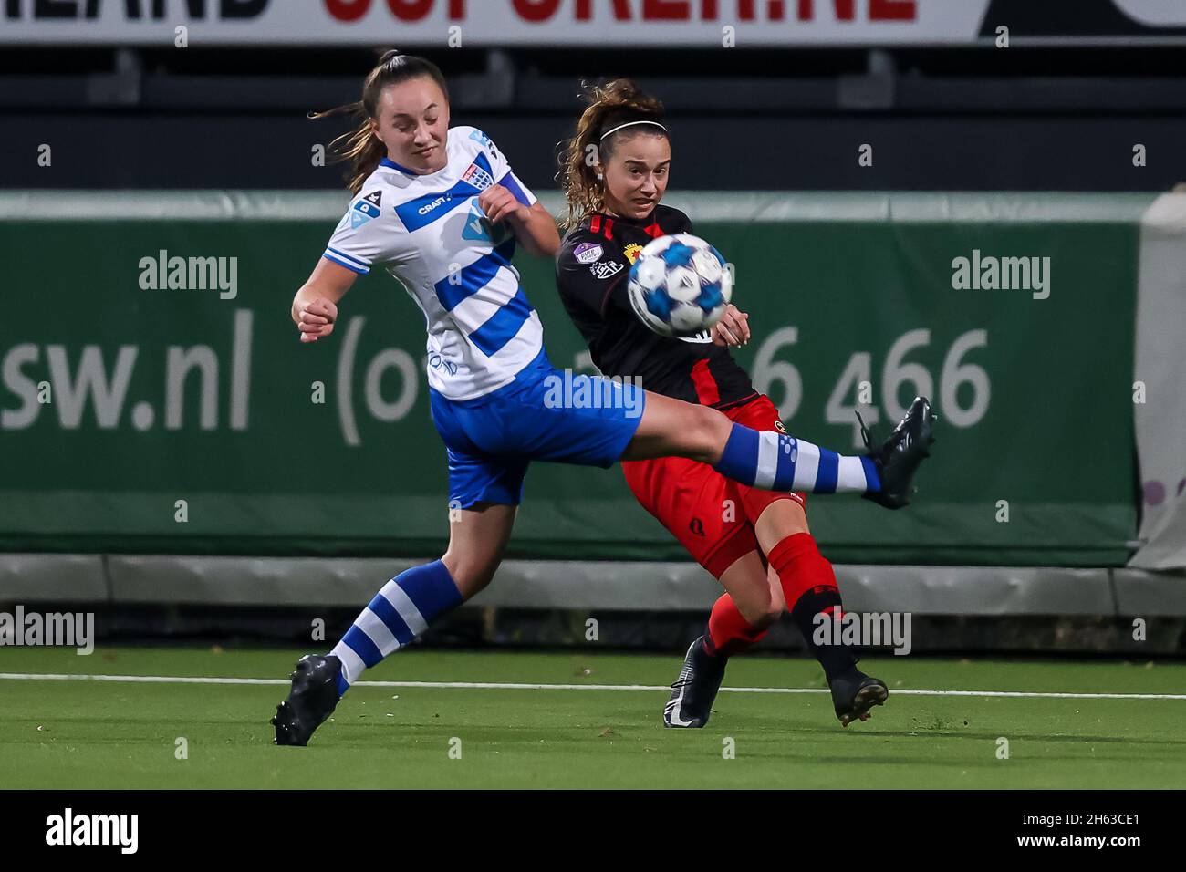 ROTTERDAM, NETHERLANDS - NOVEMBER 12: Moisa van Koot of Pec Zwolle and ...