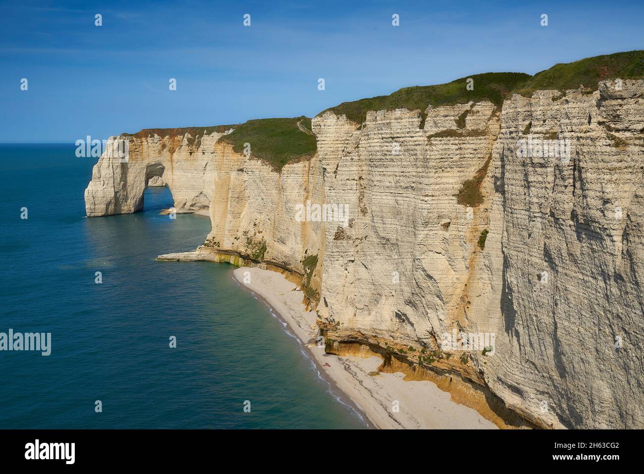 europe,france,normandy,etretat,sea,coast,tourism,chalk cliffs,cliffs ...