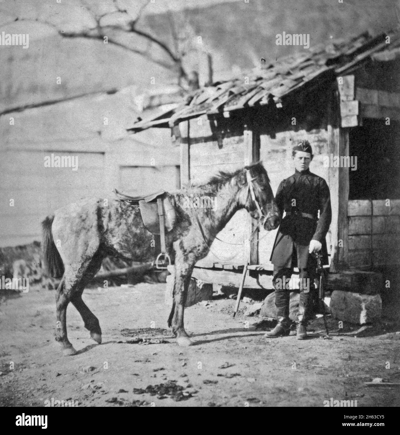 Crimean War Photos: Captain Heneage, Coldstream Guards ca. 1855 Stock ...