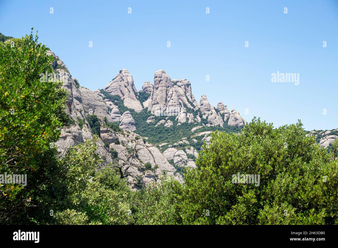 the mountains of montserrat in barcelona,spain. montserrat is a spanish ...