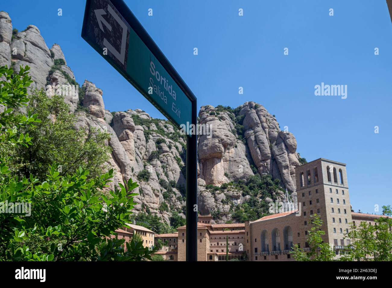 the mountains of montserrat in barcelona,spain. montserrat is a spanish ...