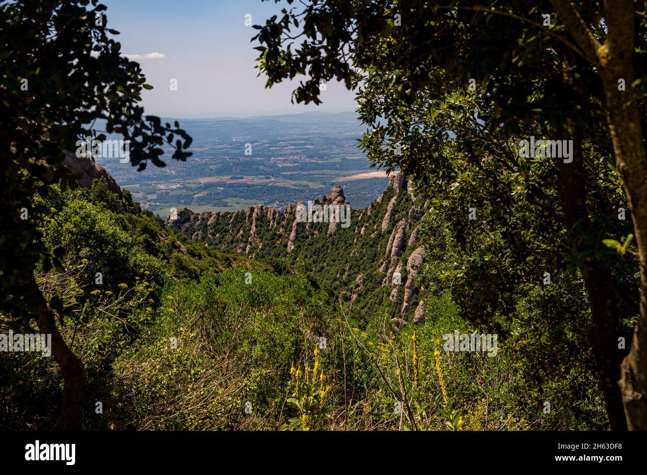 the mountains of montserrat in barcelona,spain. montserrat is a spanish ...