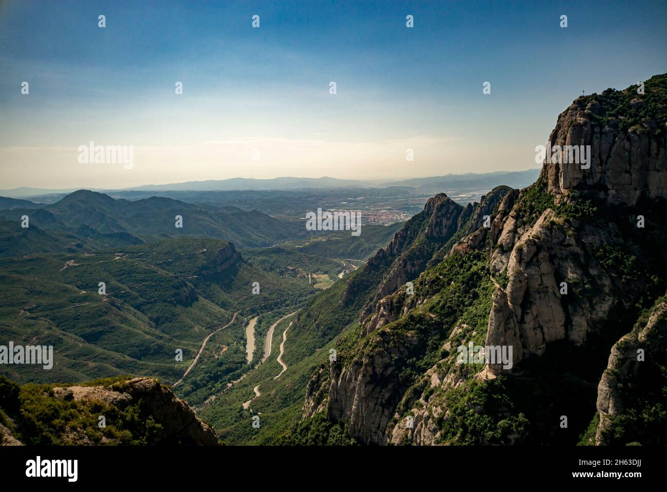 the mountains of montserrat in barcelona,spain. montserrat is a spanish ...