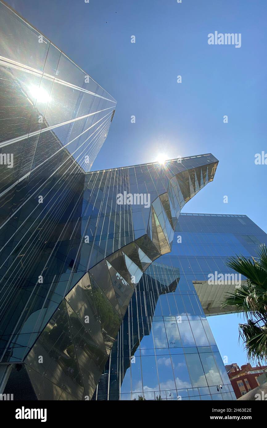 torre mare nostrum,represents the site of the first gas plant in spain ...