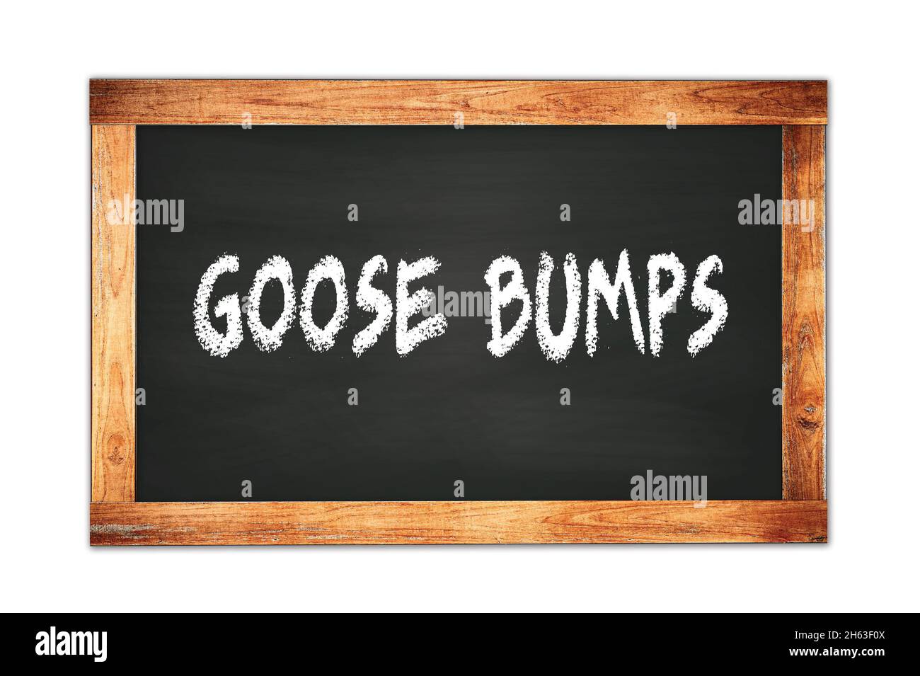 Goose bumps word hi-res stock photography and images - Alamy
