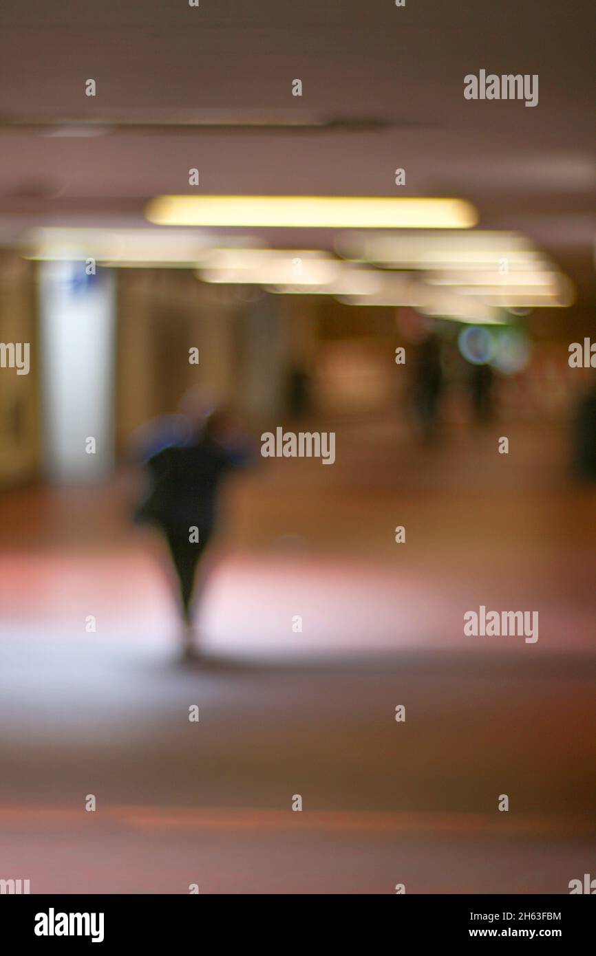 underpass for pedestrians under the subway / passage / pedestrian zone ...