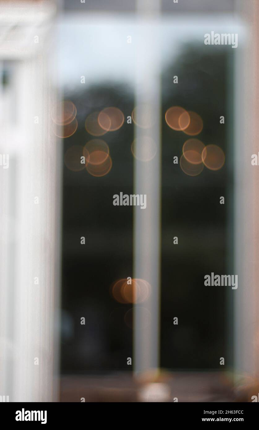 windows with interior lighting Stock Photo - Alamy