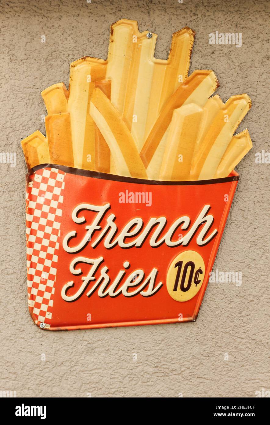 Enamel advertising sign hi-res stock photography and images - Alamy