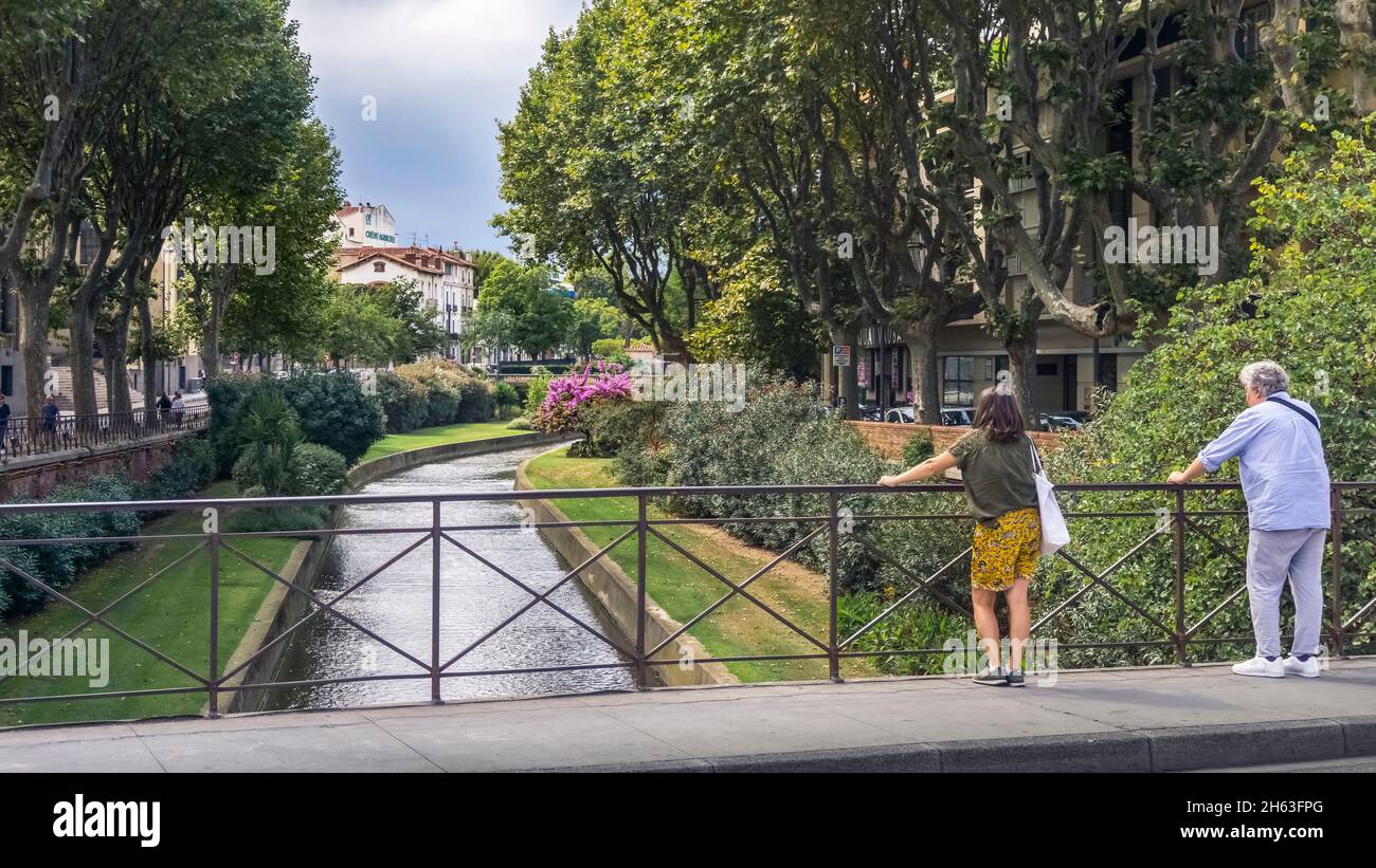 Perpignan street view france hi-res stock photography and images - Alamy
