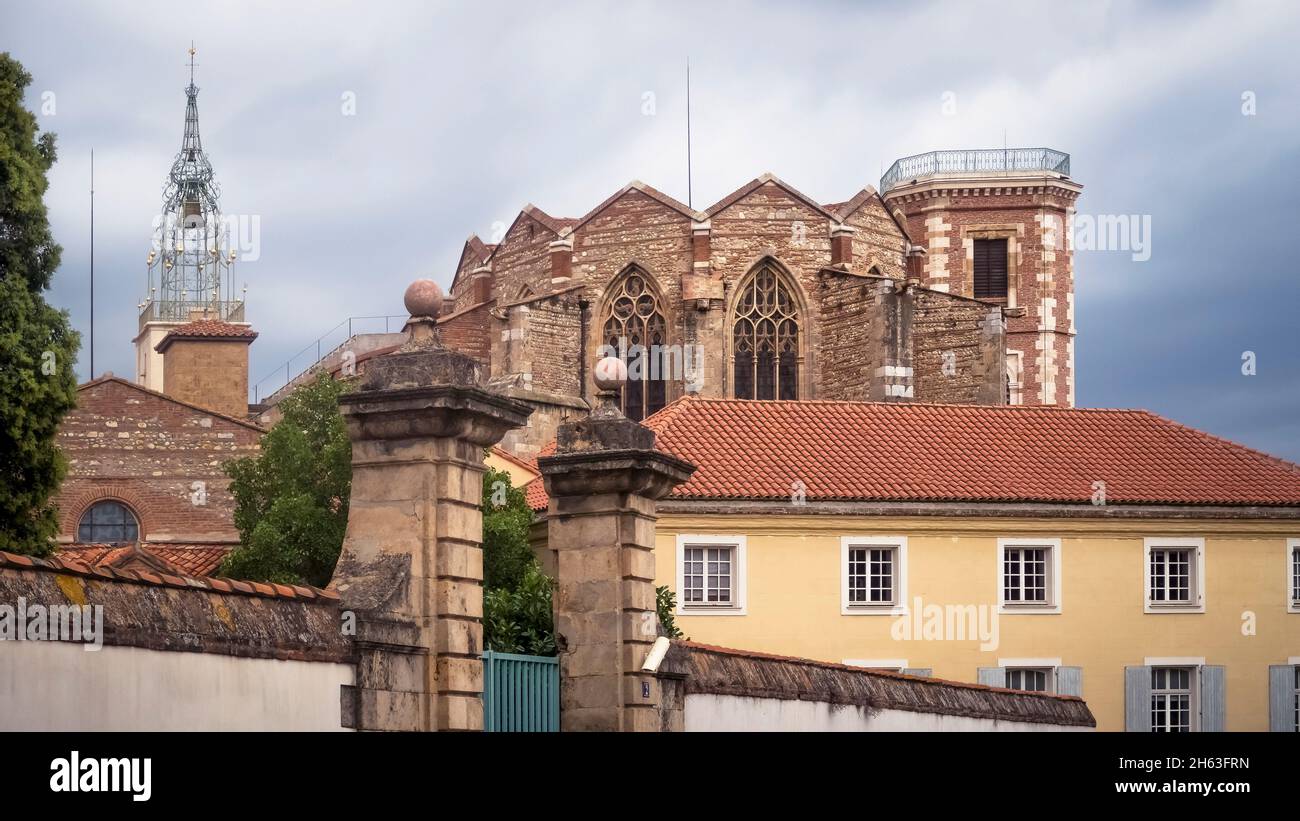 carillon of the saint jean baptiste cathedral in perpignan. the bell ...