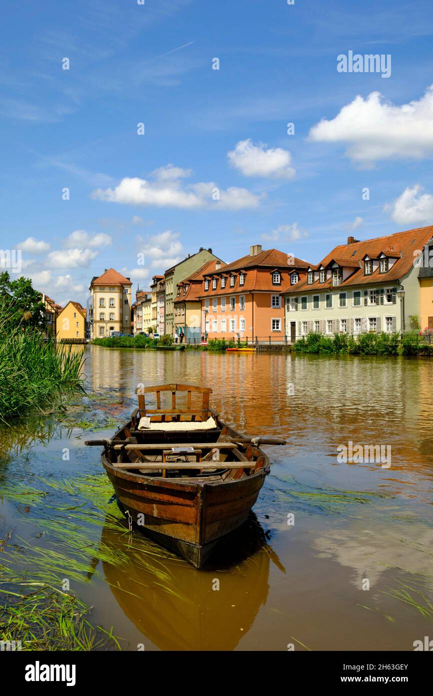 on the regnitz in the unesco world heritage city of bamberg,upper ...