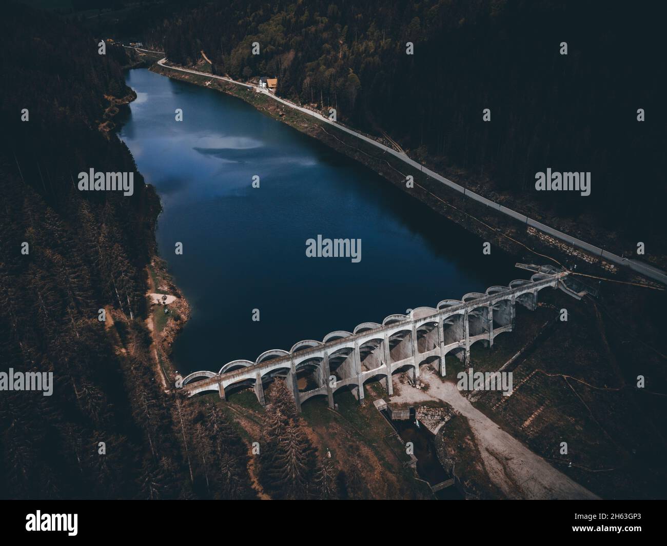 black forest,linach dam Stock Photo - Alamy