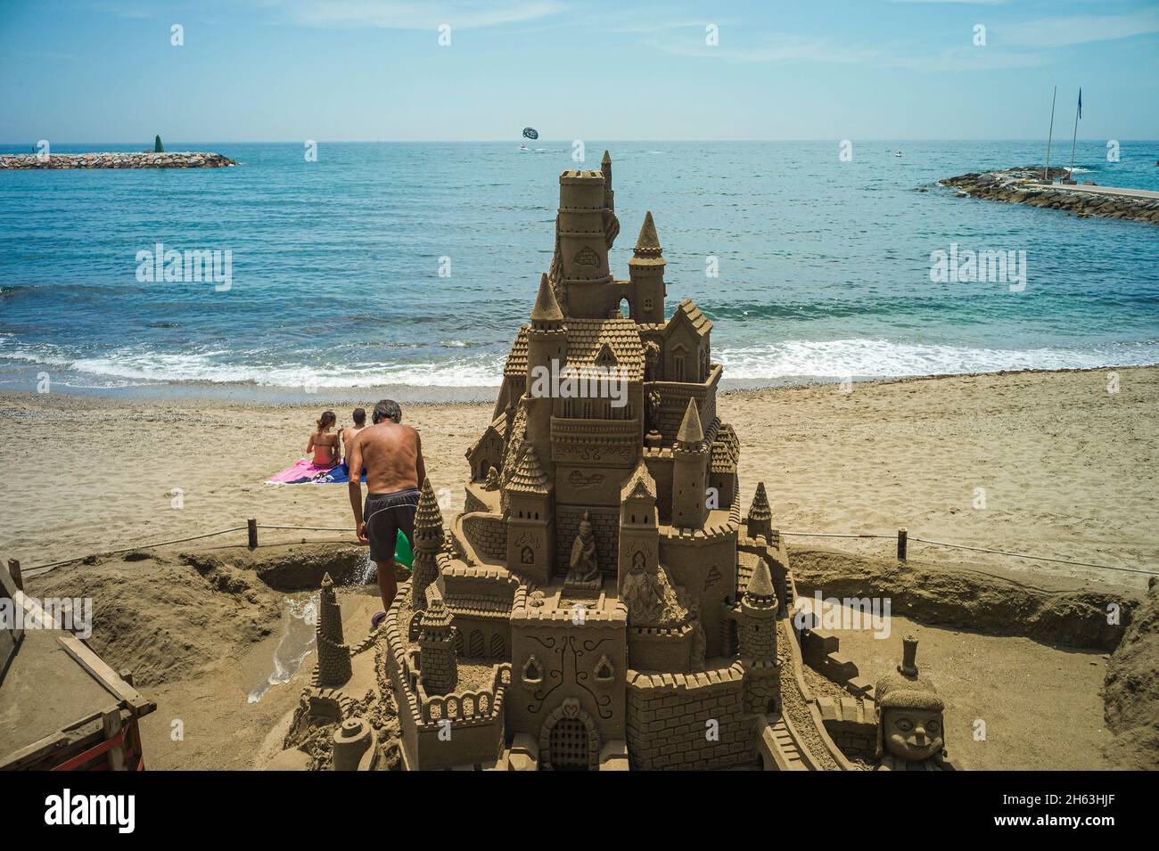 marbella,spain: street photography in thel old town with spanish ...