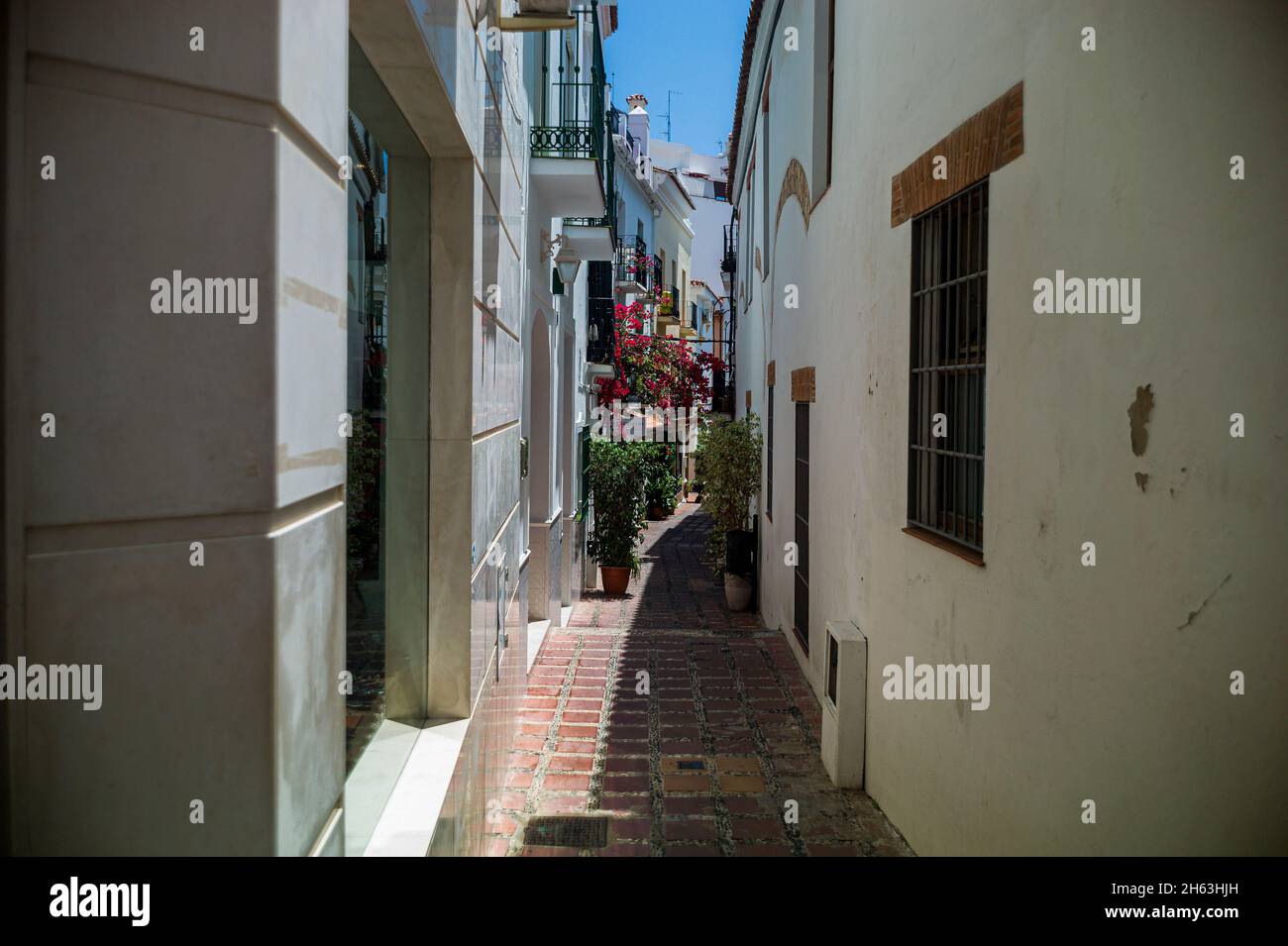 marbella,spain: street photography in thel old town with spanish ...