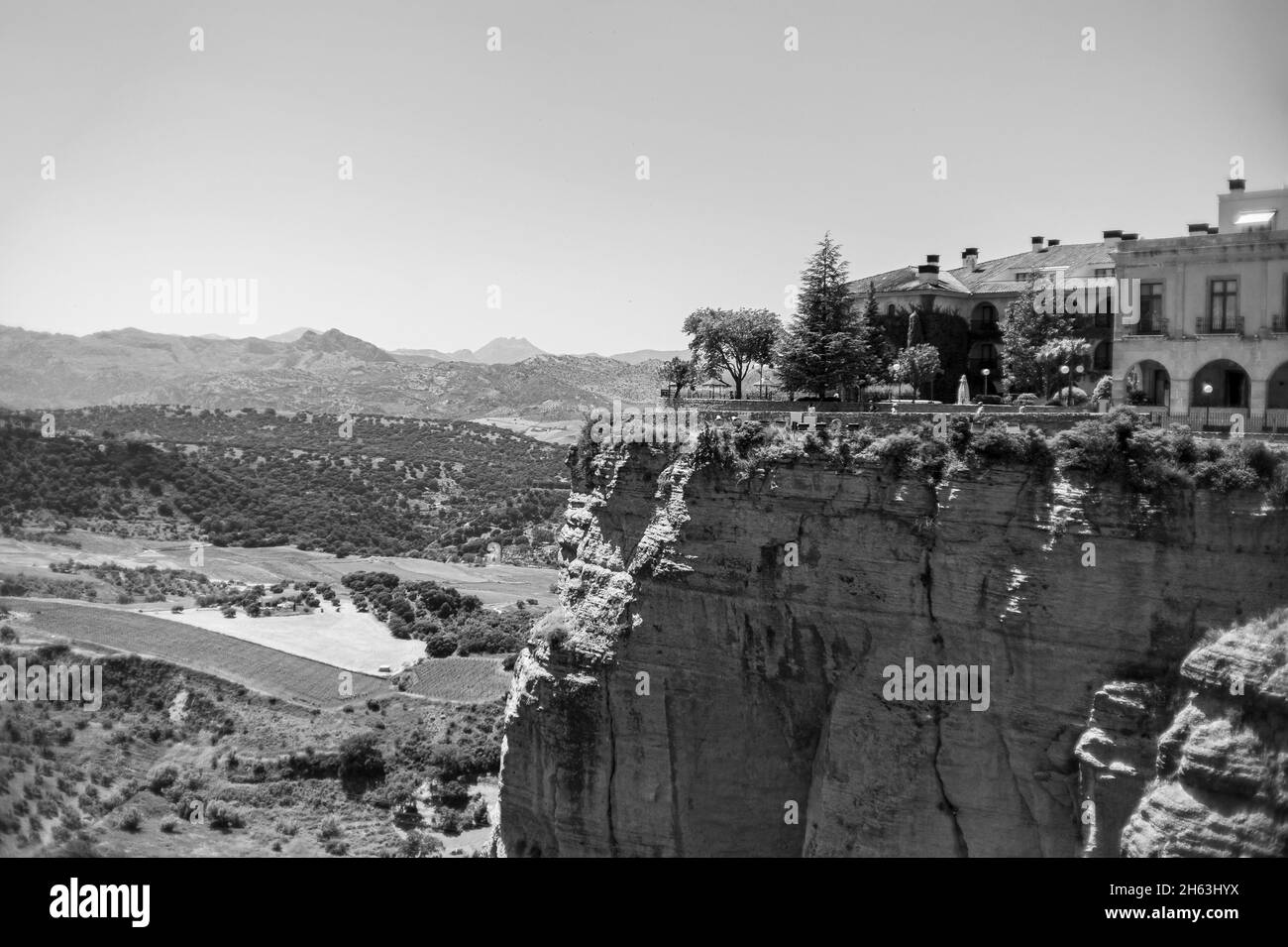 Ronda building Black and White Stock Photos & Images - Alamy
