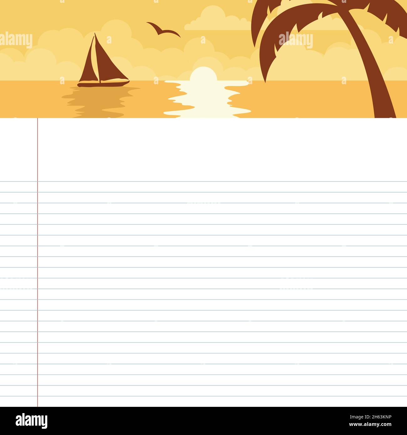 Work on beach Stock Vector Images - Alamy