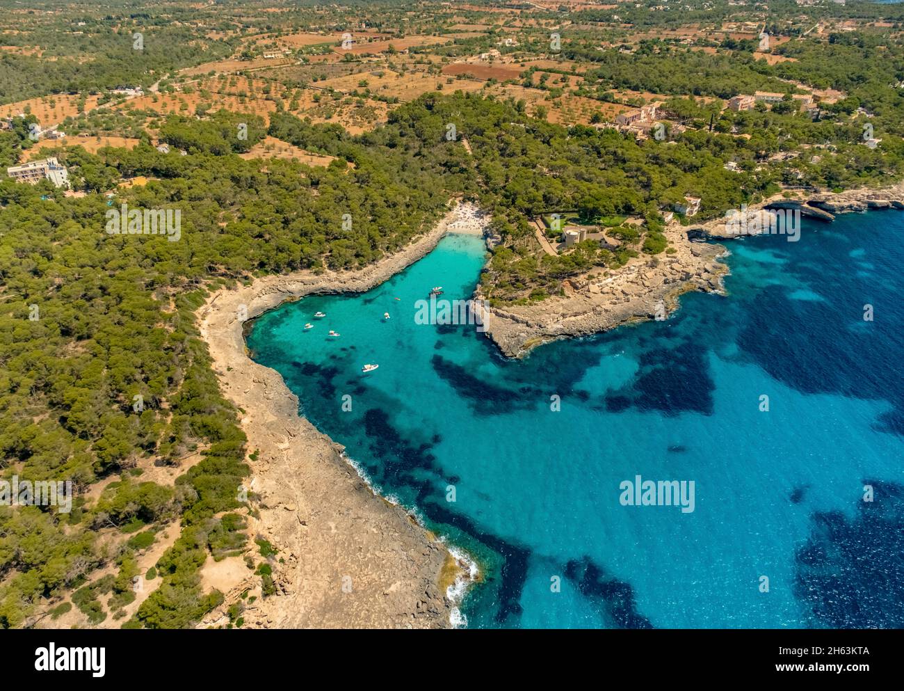 Bay and beach calo des borgit hi-res stock photography and images - Alamy