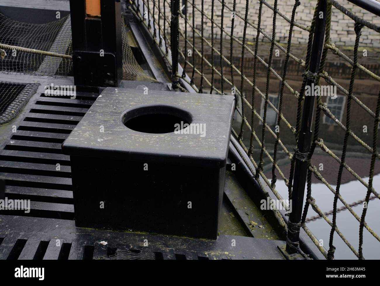 The heads which is a naval toilet, HMS Trincomalee, built in Bombay ...