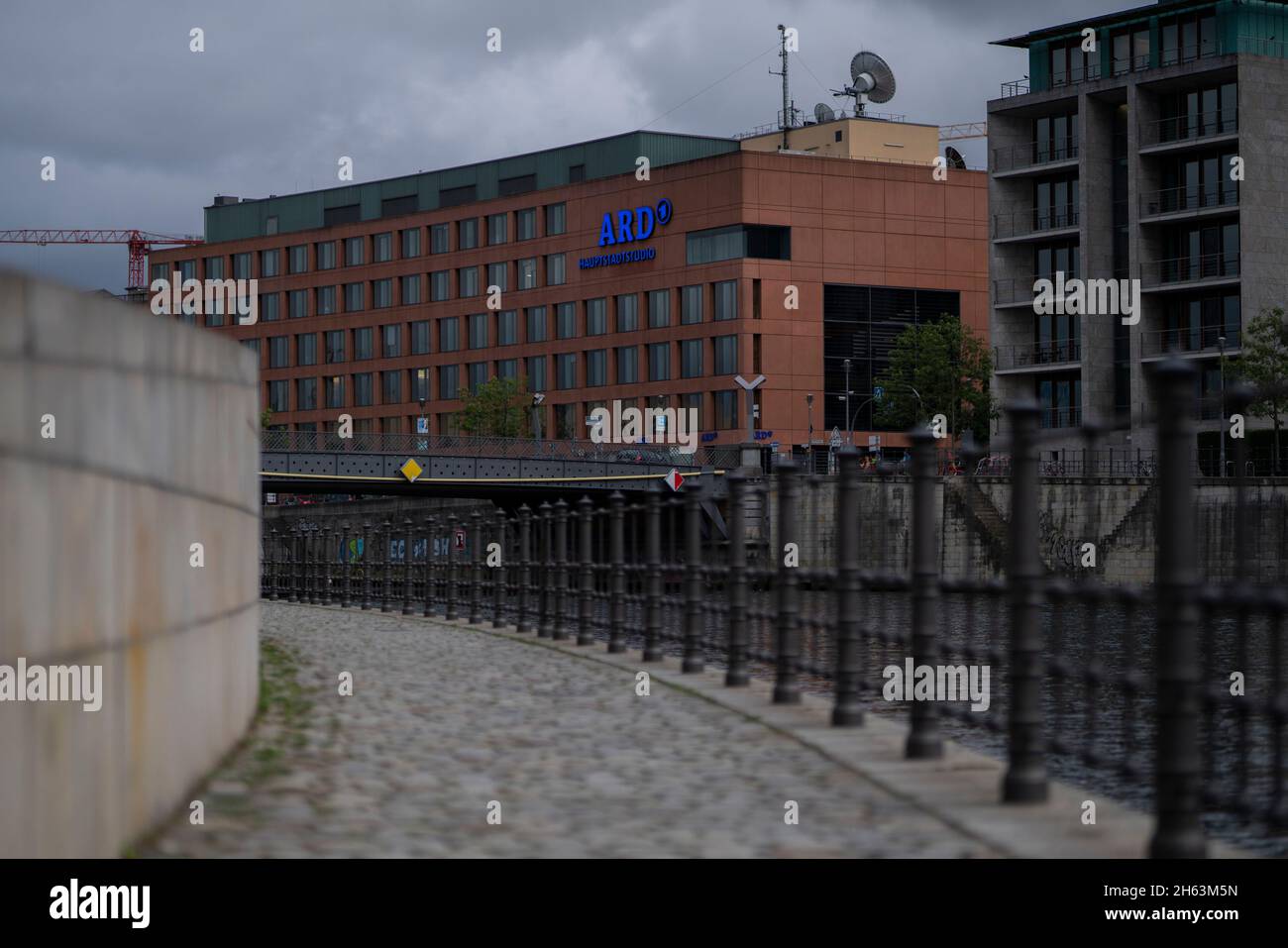 august 17,2021,berlin,germany,view of the capital studio from the tv ...