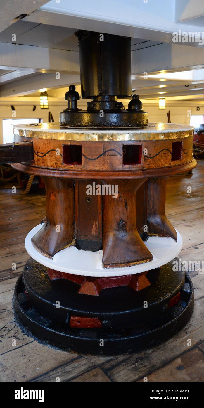 HMS Trincomalee, built in Bombay, India in 1817 she is now a museum ...