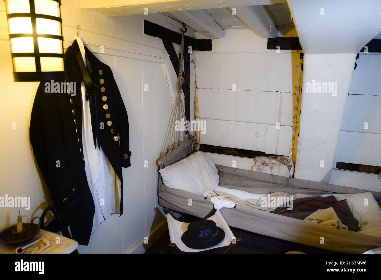 HMS Trincomalee, built in Bombay, India in 1817 she is now a museum ...