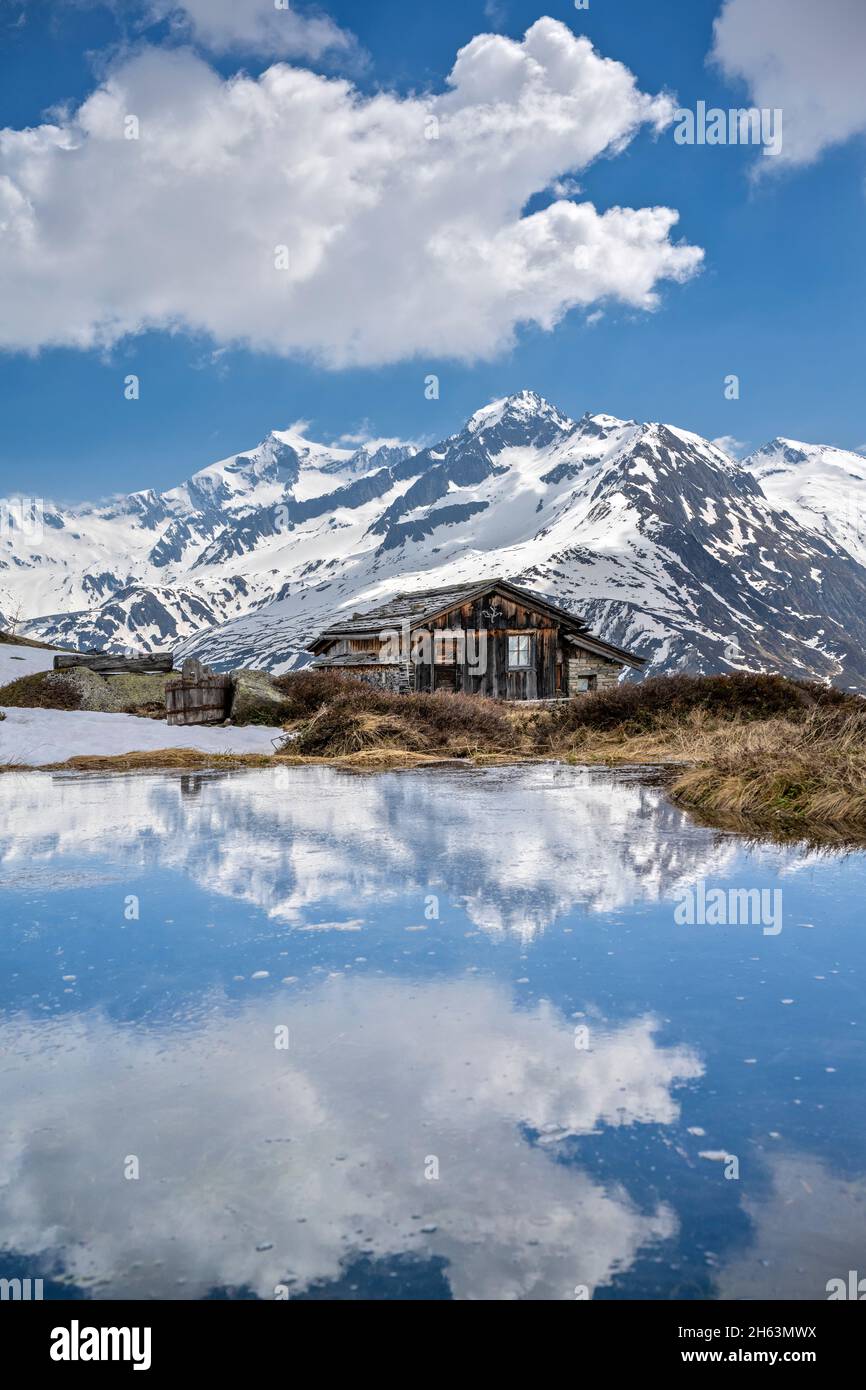prettau,ahrntal,bolzano province,south tyrol,italy. seppels hut in ...