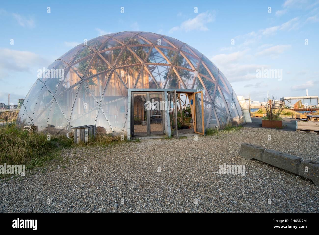dome of vision,symbol of green architecture,aarhus,jutland,denmark ...