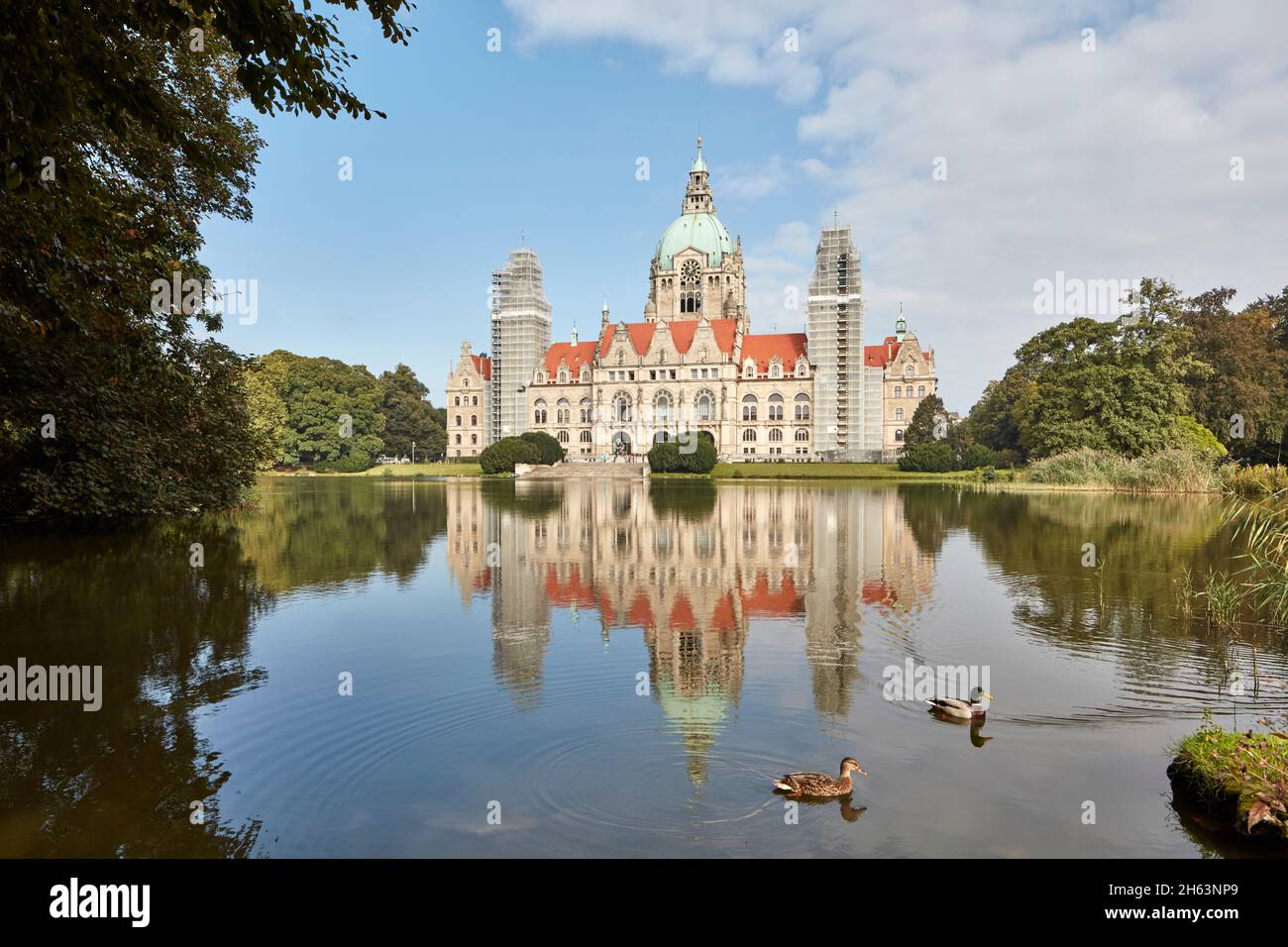 germany,lower saxony,hanover,new town hall Stock Photo - Alamy
