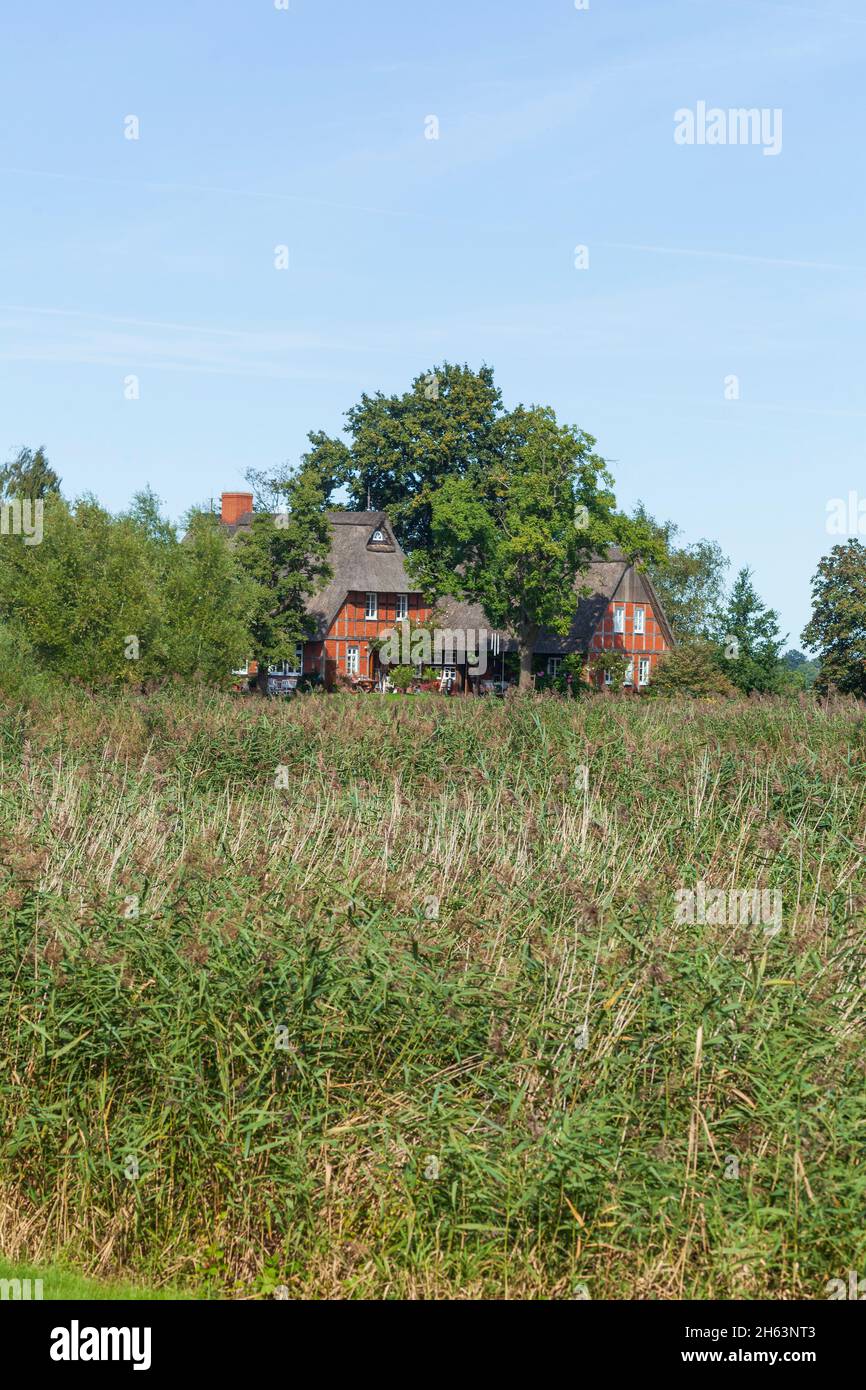 Thatched farmhouse in the bremen blockland hi-res stock photography and ...