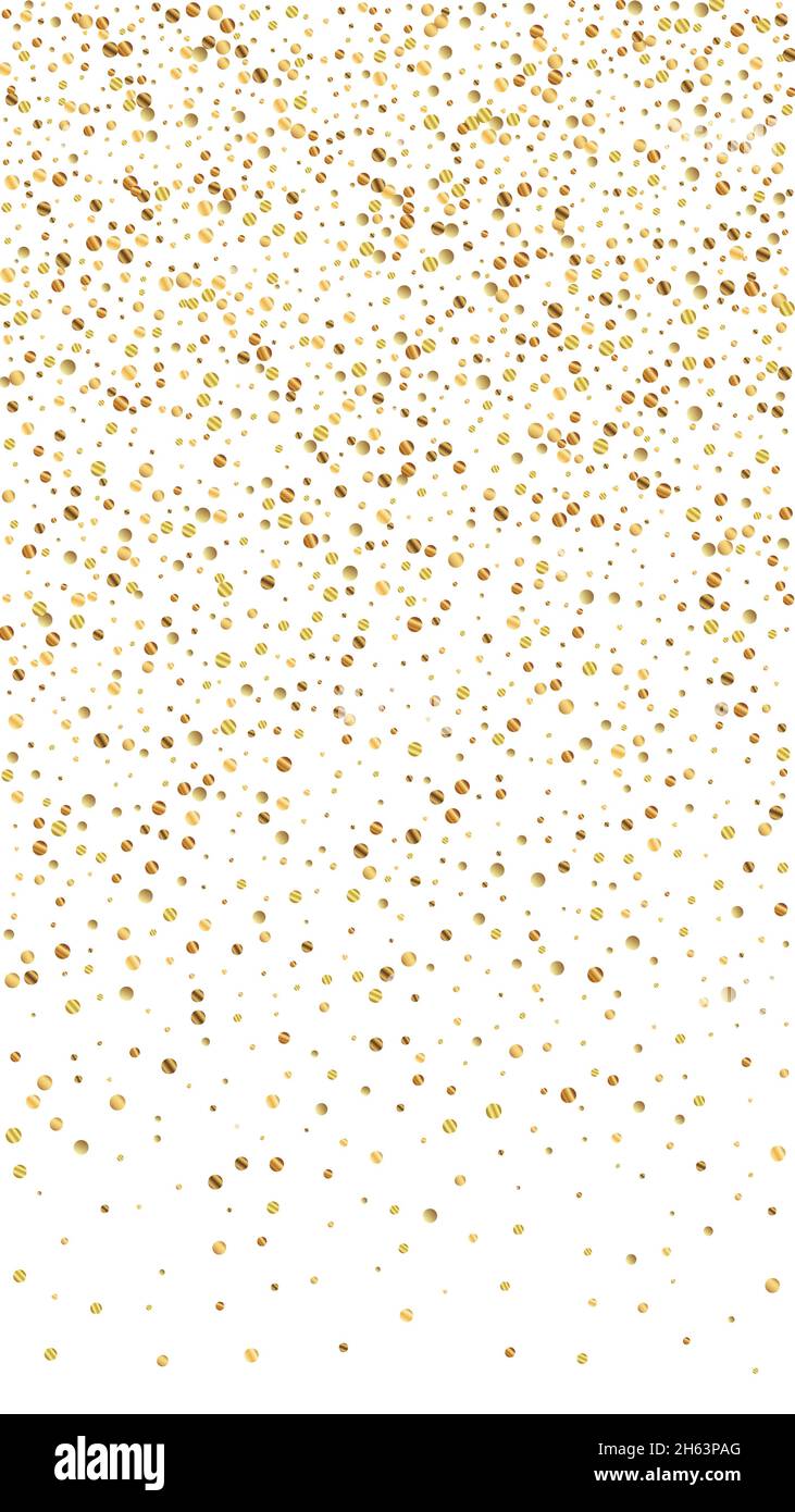 Festive dramatic confetti. Celebration stars. Gold confetti on white ...