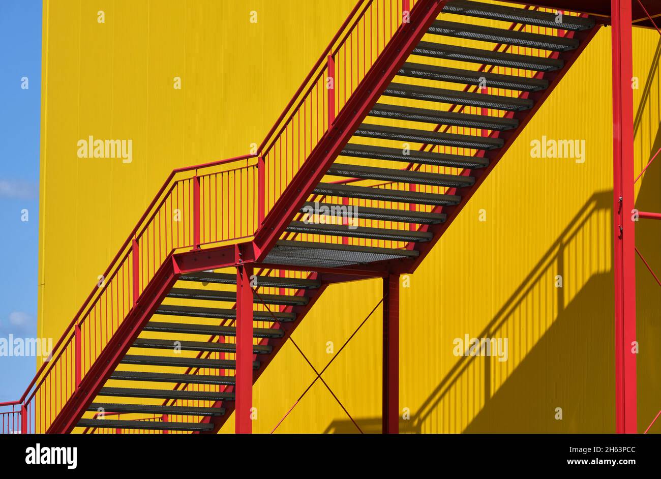 Red Blue Yellow Stairs High Resolution Stock Photography and Images - Alamy