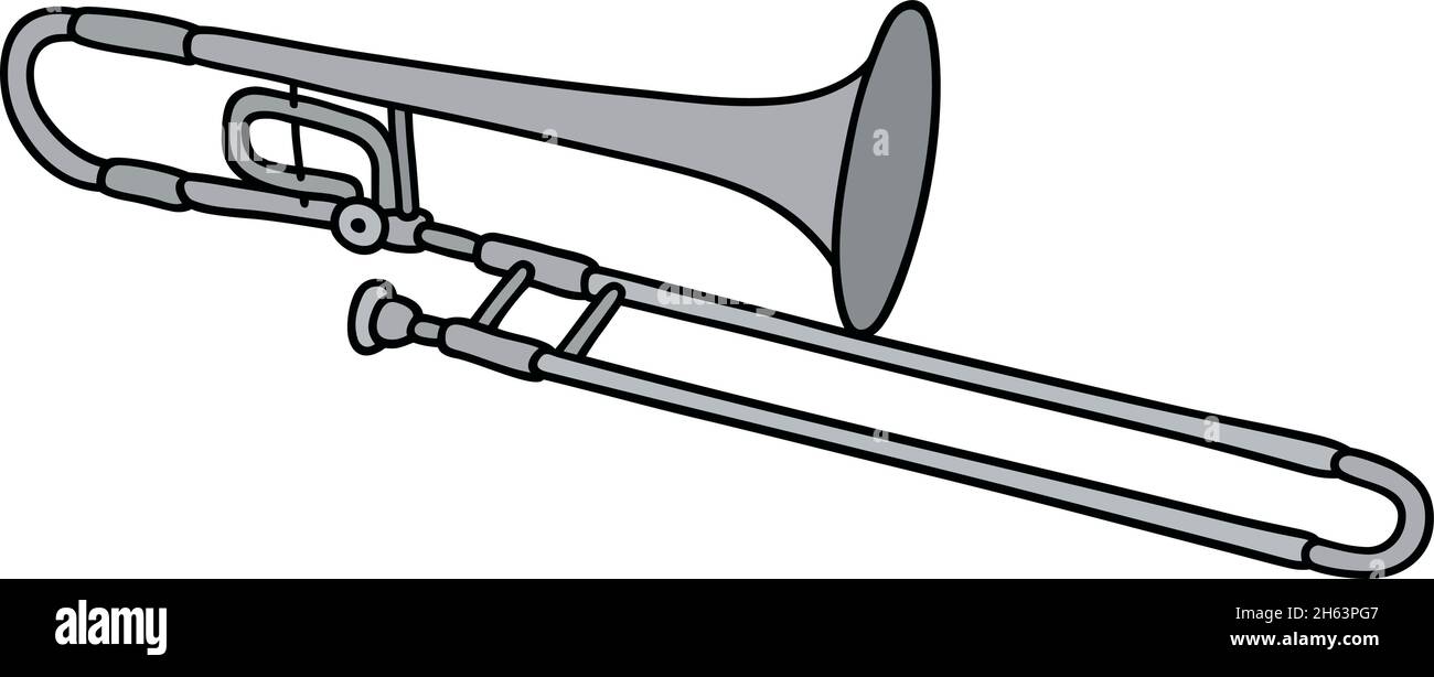Trombone Drawing