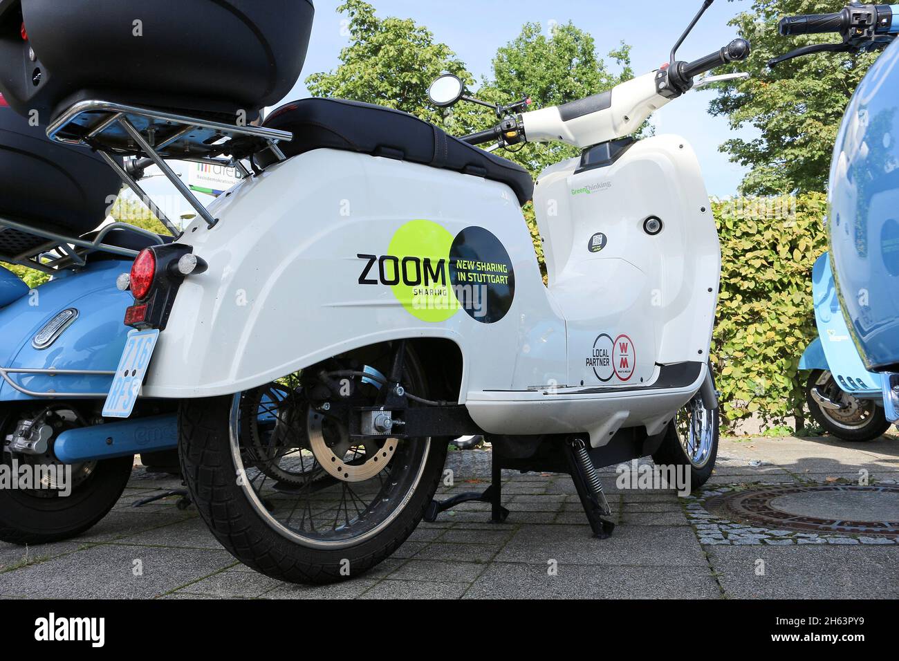 e-scooter sharing | electric scooter Stock Photo - Alamy