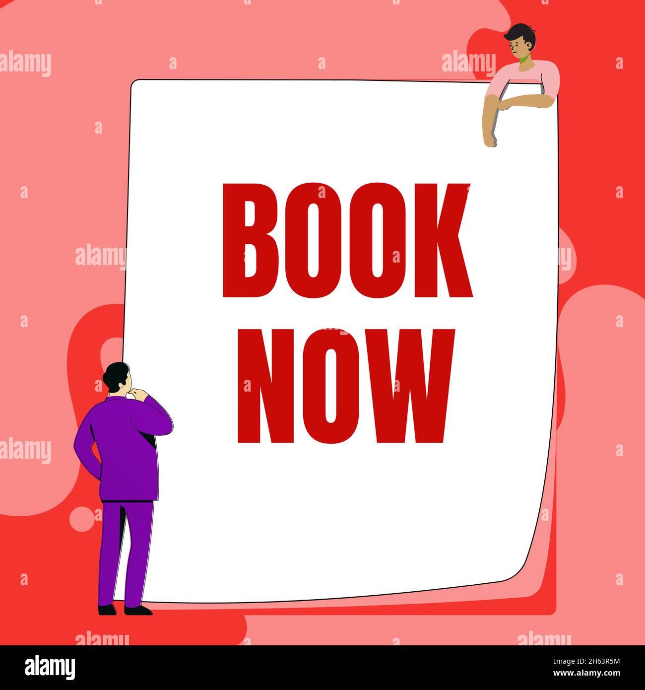 Hand writing sign Book Now. Internet Concept guaranteed to have place ...
